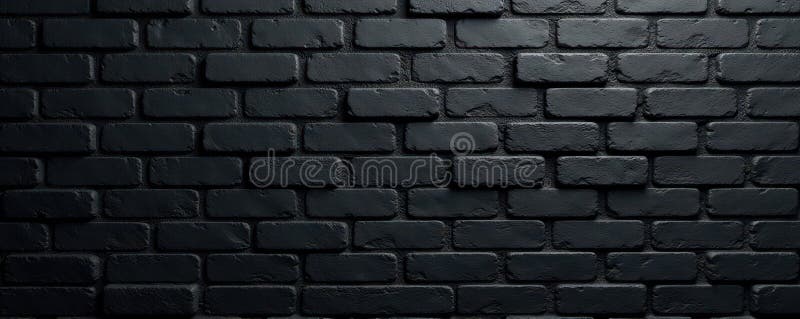 Uniform, Intensely Black Brick Backdrop Minimalist Design , Masonry ...