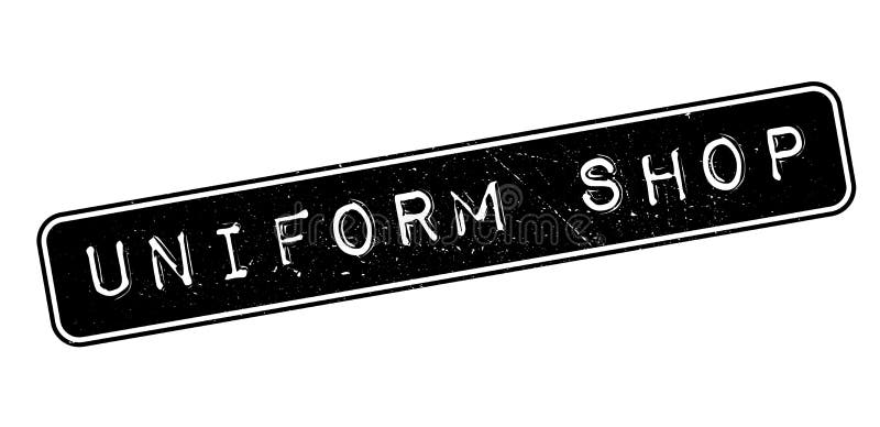 Uniform Shop rubber stamp stock illustration. Illustration of magazine ...