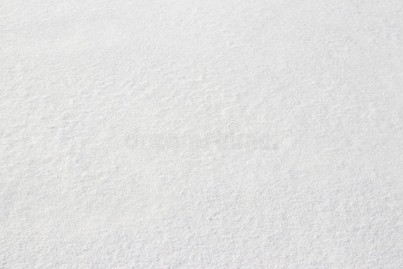 Uniform Snow Cover. Snow Texture on a Flat Plot of Land Stock Image ...