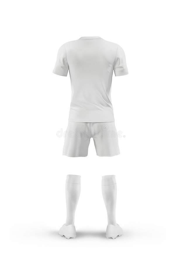 Uniform Soccer Front View on White Background Stock Illustration ...