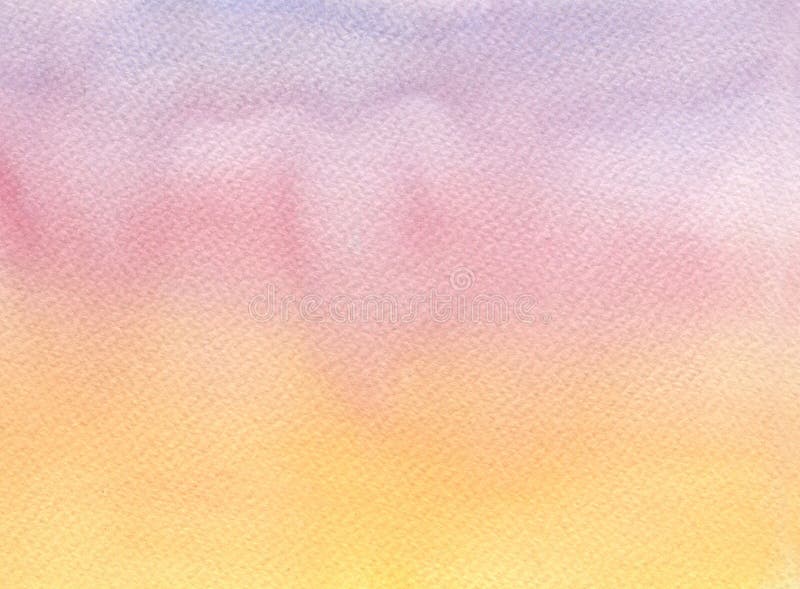 Uniform and Solid Watercolor Background on a Paper Stock Illustration ...