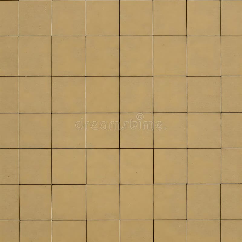 Uniform Tan Square Tiles are Arranged in a Grid Pattern, Creating a ...