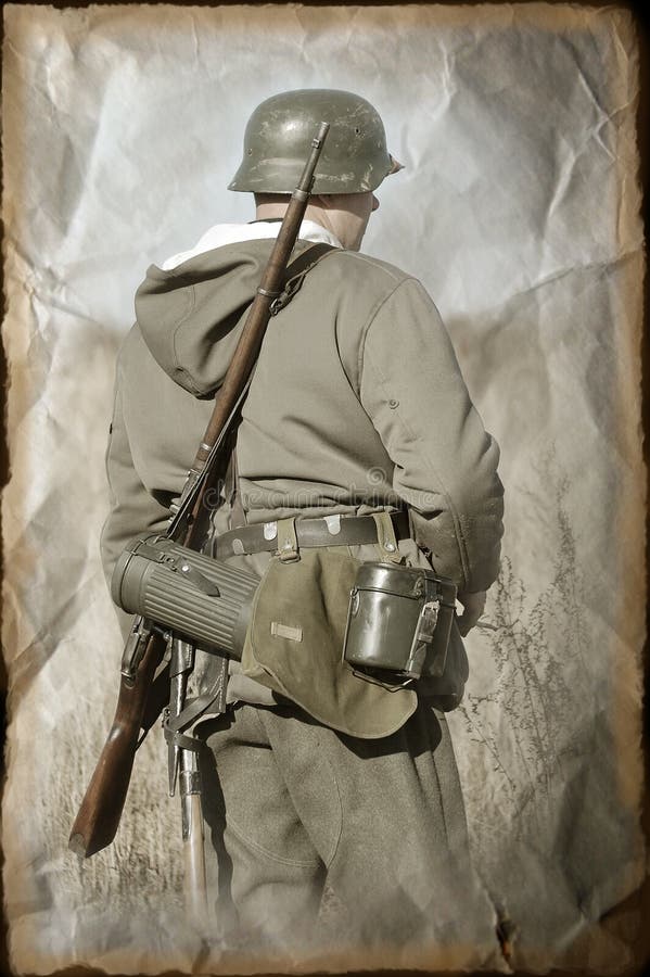 Uniforme Militaire Allemand Ww2 De Personne Image stock - Image du ...