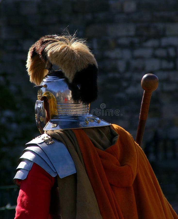 Uniforme Romano Del Centurión Foto de archivo - Imagen de capote ...