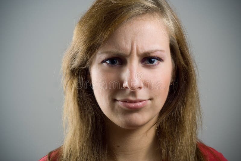 Unimpressed. stock photo. Image of negativity, rejection - 6924450