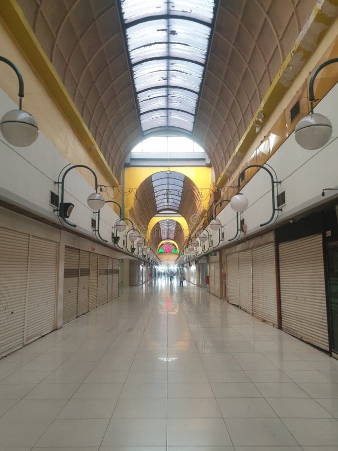 Uninhabited Shops in Underground Tunnels Stock Photo - Image of ...