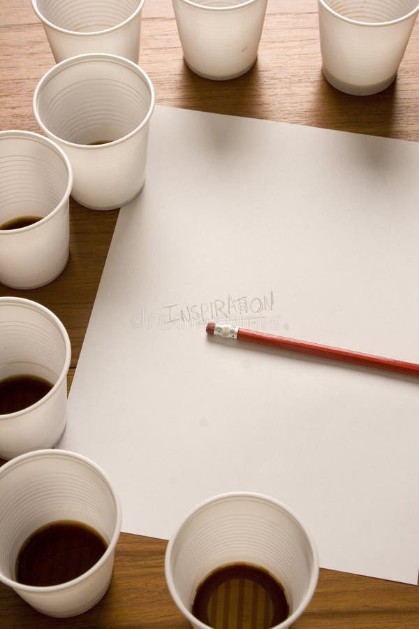 Uninspired. stock image. Image of desk, paper, inspire - 498395