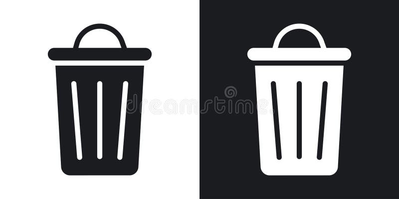 Uninstall Thin Line Vector Icon Set Stock Illustration - Illustration ...