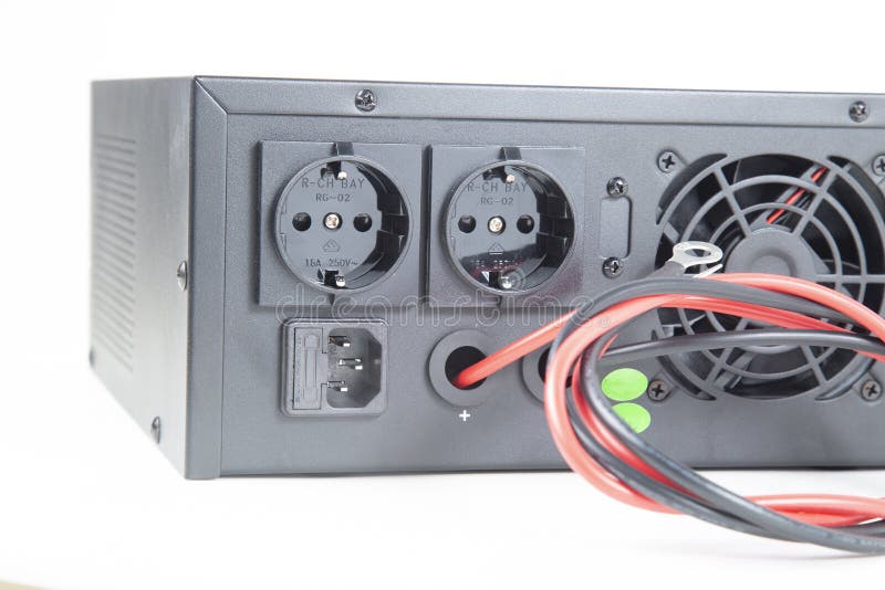 Uninterruptible Power Supply. Converting Power from 230 Volts To 12 ...