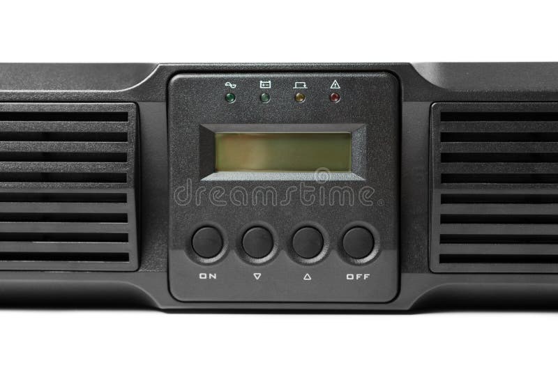 Uninterruptible Power Supply (ups) Controller Stock Photo - Image of ...