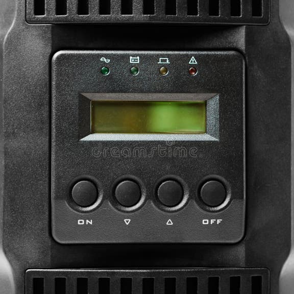 Uninterruptible Power Supply (ups) Controller Stock Image - Image of ...