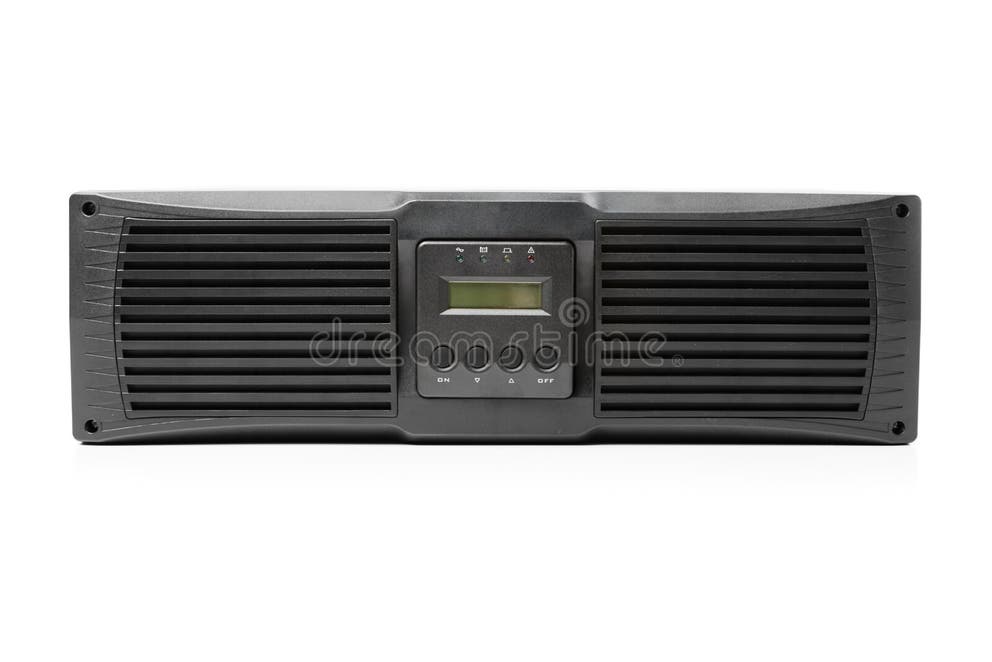 Uninterruptible Power Supply (ups) Controller Stock Image - Image of ...