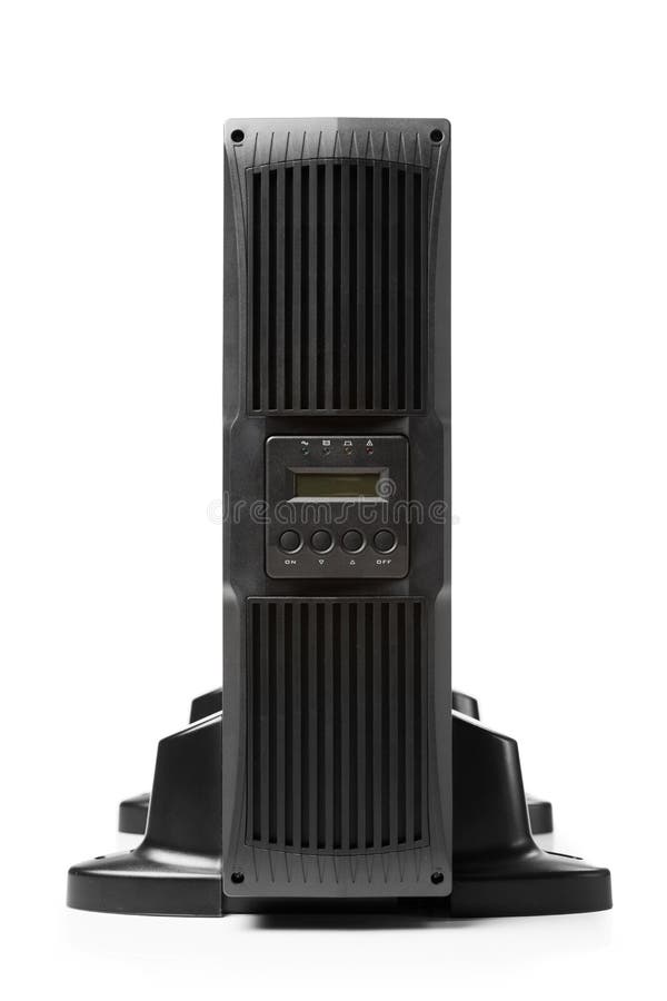 Uninterruptible Power Supply (ups) Controller on White Stock Photo ...