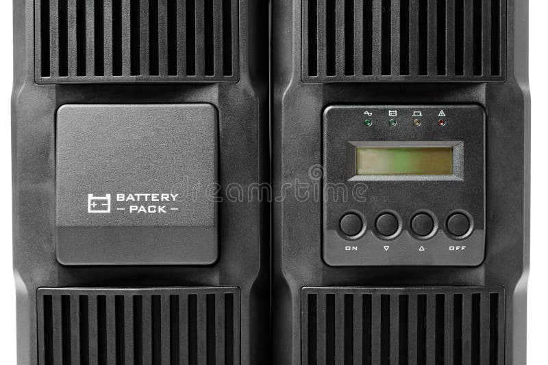 Uninterruptible Power Supply (ups) with Reserve Battery Stock Photo ...