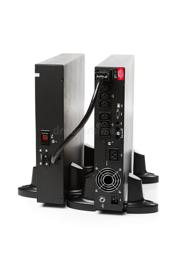 Uninterruptible Power Supply (ups) with Reserve Battery Stock Photo ...