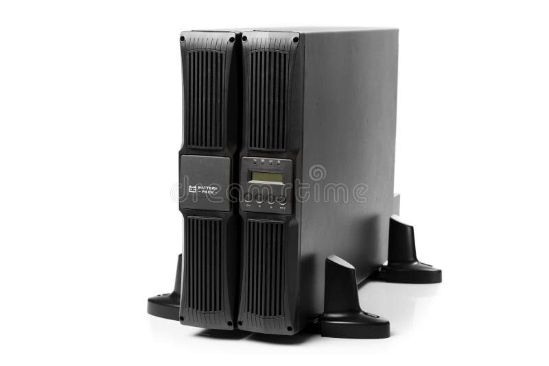 Uninterruptible Power Supply (ups) with Reserve Battery Stock Photo ...
