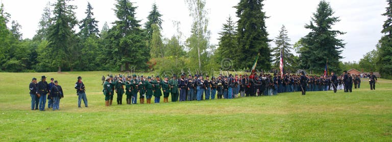 Union Army Marching To Battle Editorial Stock Image - Image of military ...