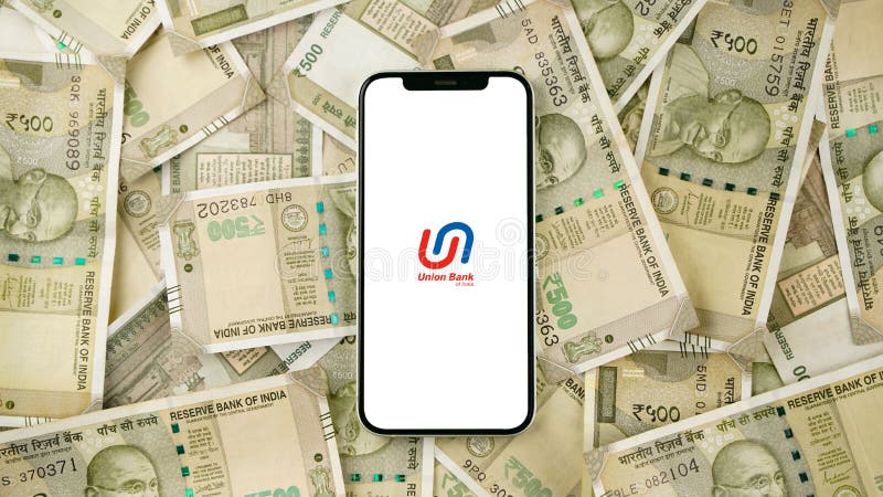 Union Bank of India or UBI on Mobile Phone Screen Editorial Photo ...