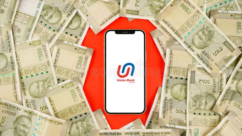 Union Bank of India or UBI on Mobile Phone Screen Editorial Photo ...