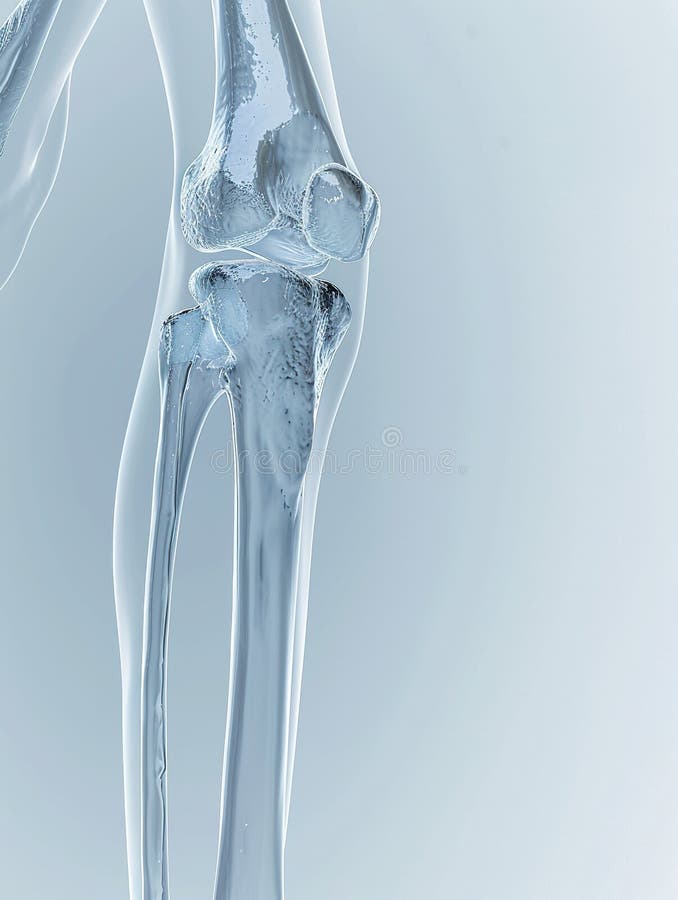 Union of the Bones of the Lateral Leg in 3d Transparent Position Stock ...