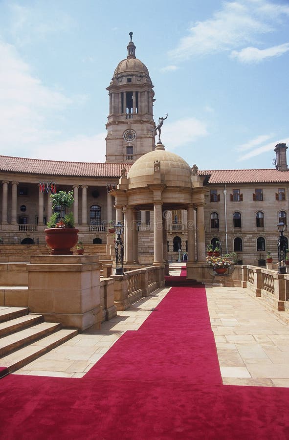 Union Buildings stock image. Image of historical, trees - 8032813