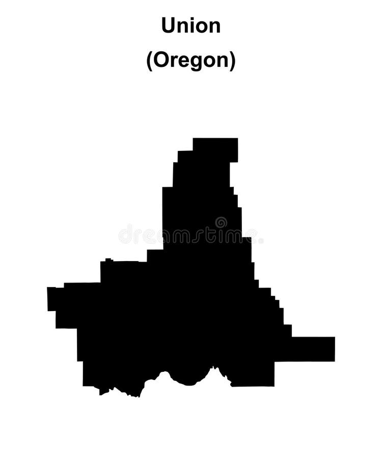 Union outline map stock vector. Illustration of counties - 361754333