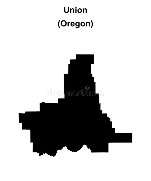 Union outline map stock vector. Illustration of counties - 361754333