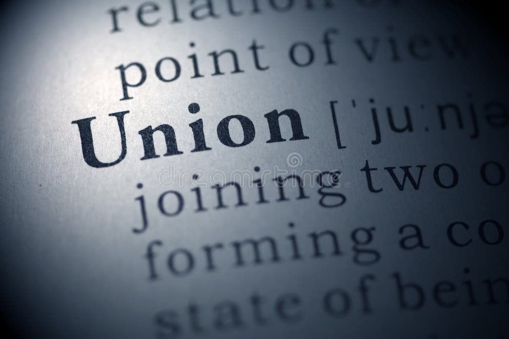 Union stock image. Image of page, union, definition, book - 39305457