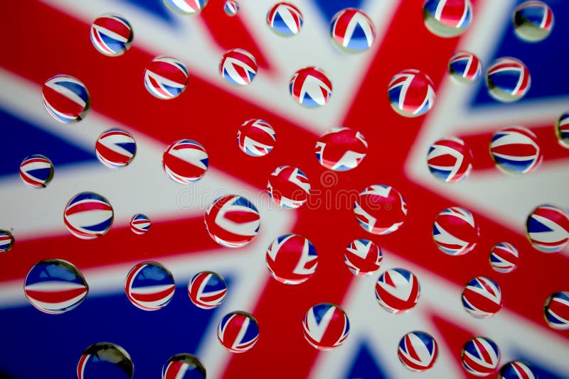Union flag / jack stock photo. Image of droplet, england - 57208
