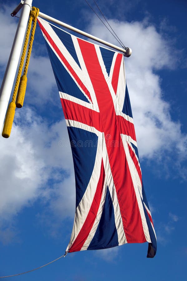 Union Jack Flag on Metal Background Stock Image - Image of metal, frame ...