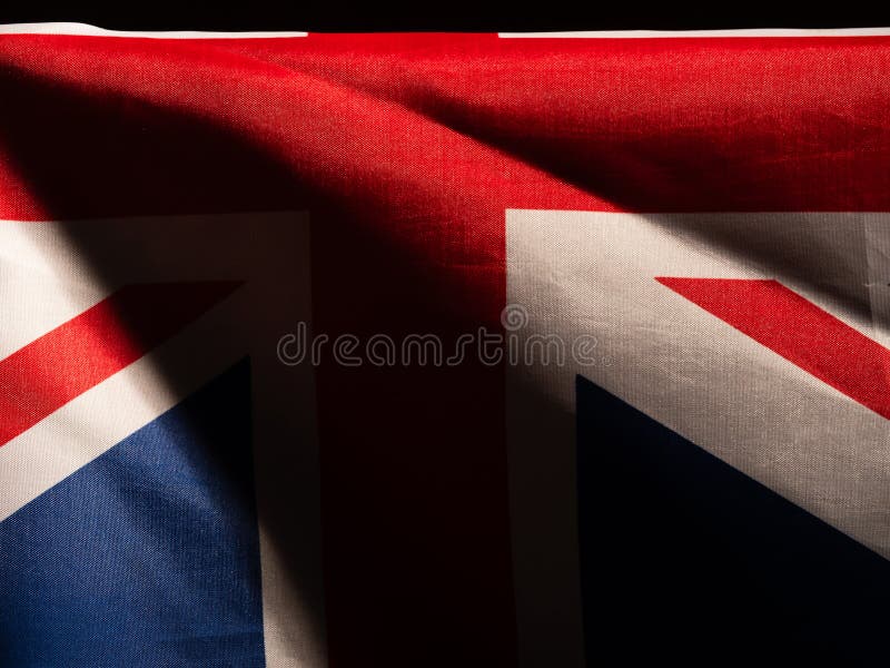Union Jack British Flag stock illustration. Illustration of textile ...