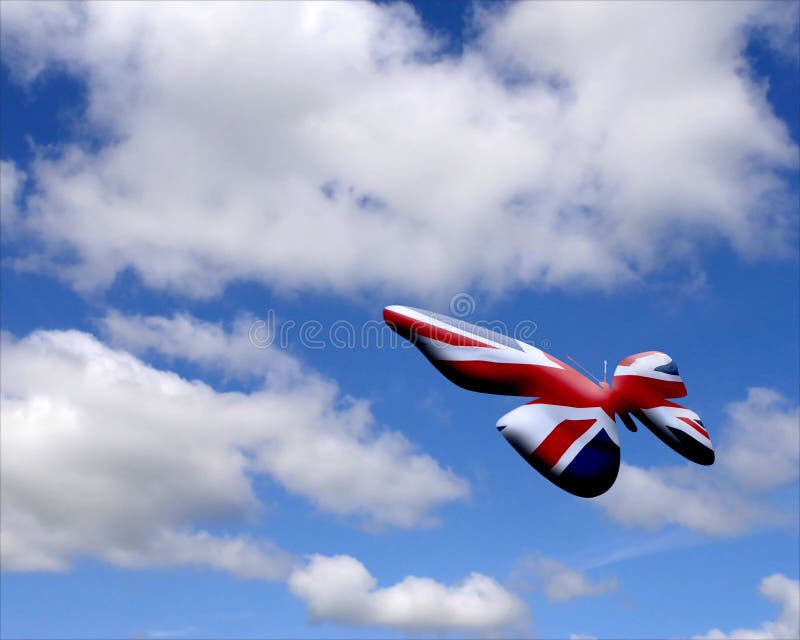 Union Jack butterfly stock image. Image of flutter, flight - 813253