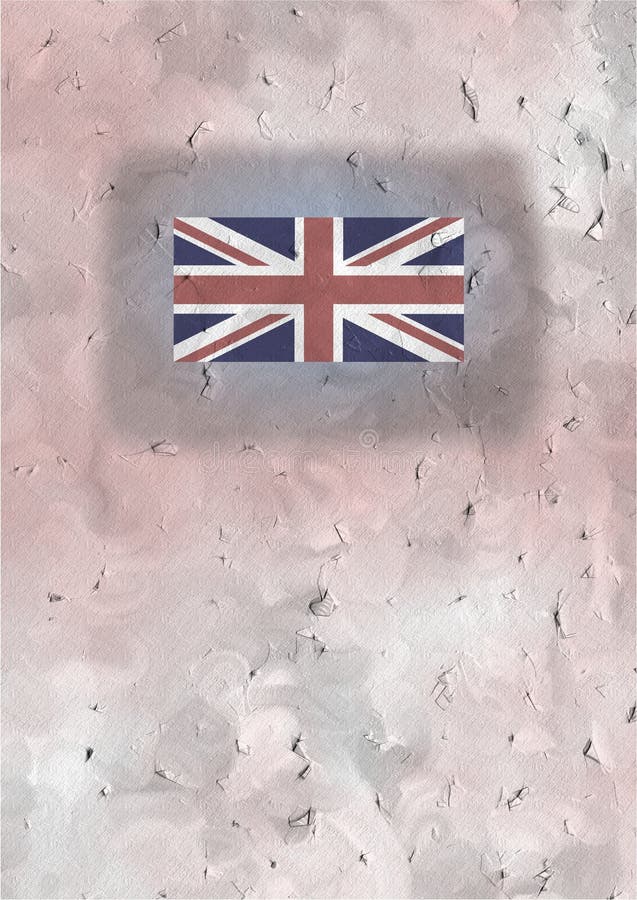 Union jack flag card stock illustration. Illustration of ancient - 807945