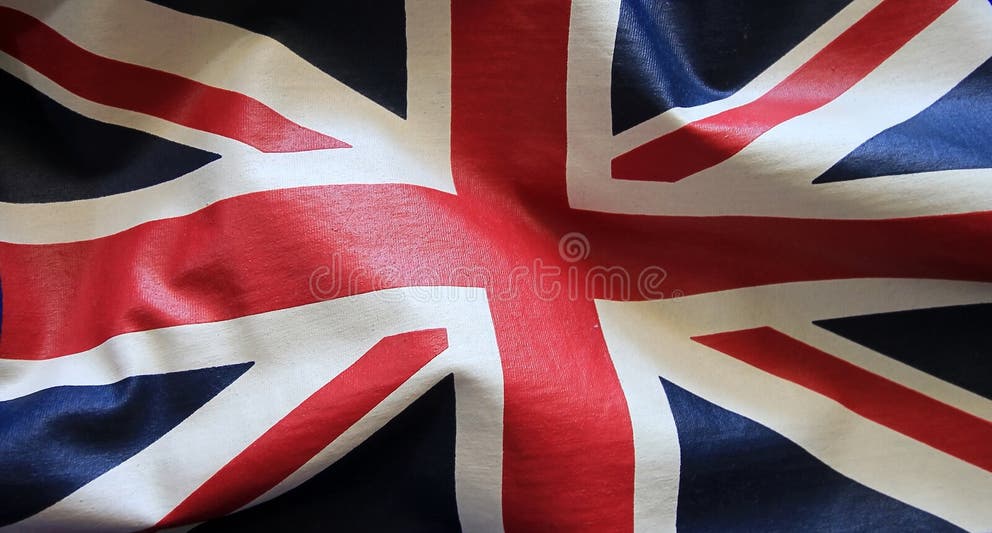 Union Jack flag fabric stock image. Image of britain - 53128679