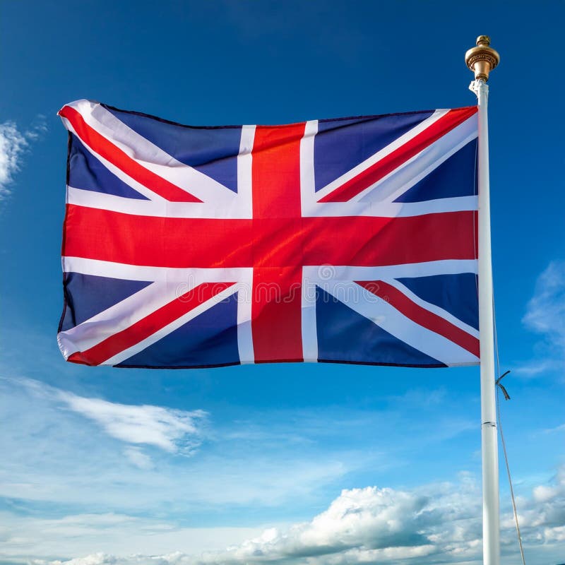 Union Jack Flag of the United Kingdom, AI Generated Stock Illustration ...