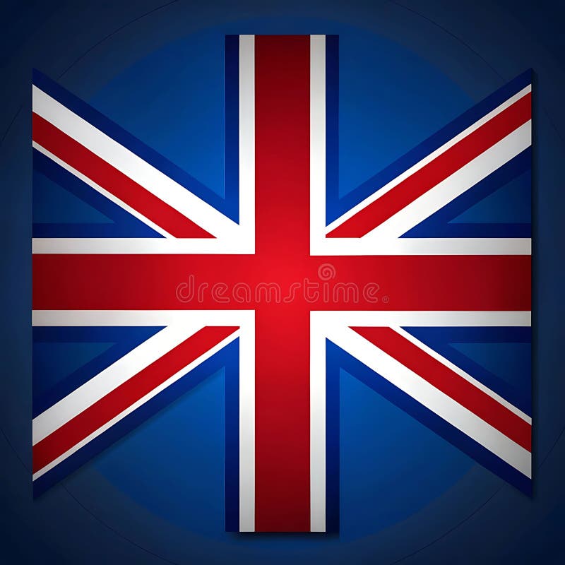 Union Jack Flag of the United Kingdom Stock Illustration - Illustration ...