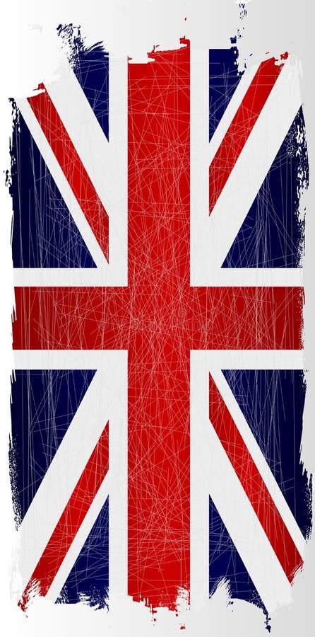 Grunge Union Jack Flag Background Illustration Stock - Illustration du ...
