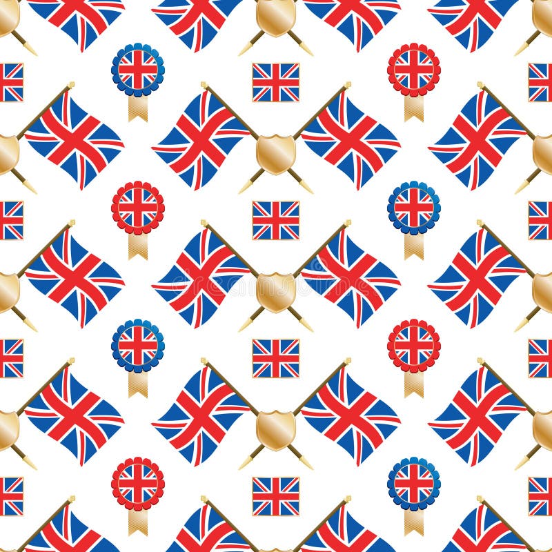 Union jack pattern stock vector. Illustration of jack - 24519420
