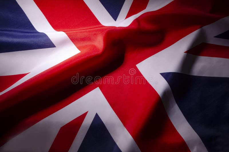 Union Jack in Shadows stock photo. Image of england - 127948796