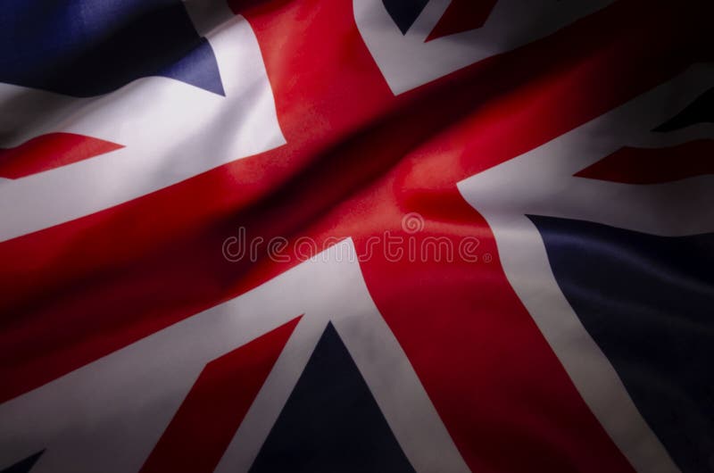 Union Jack in Shadows stock image. Image of blue, great - 127948911