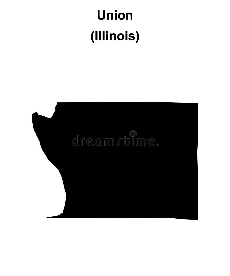 Union outline map stock vector. Illustration of border - 361545804