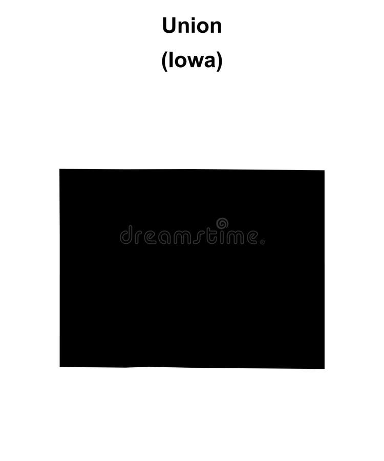 Union outline map stock vector. Illustration of outline - 361544230