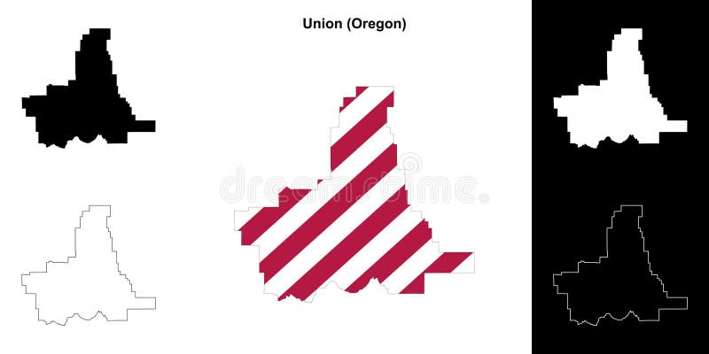 Union outline map stock illustration. Illustration of boundary - 324067125