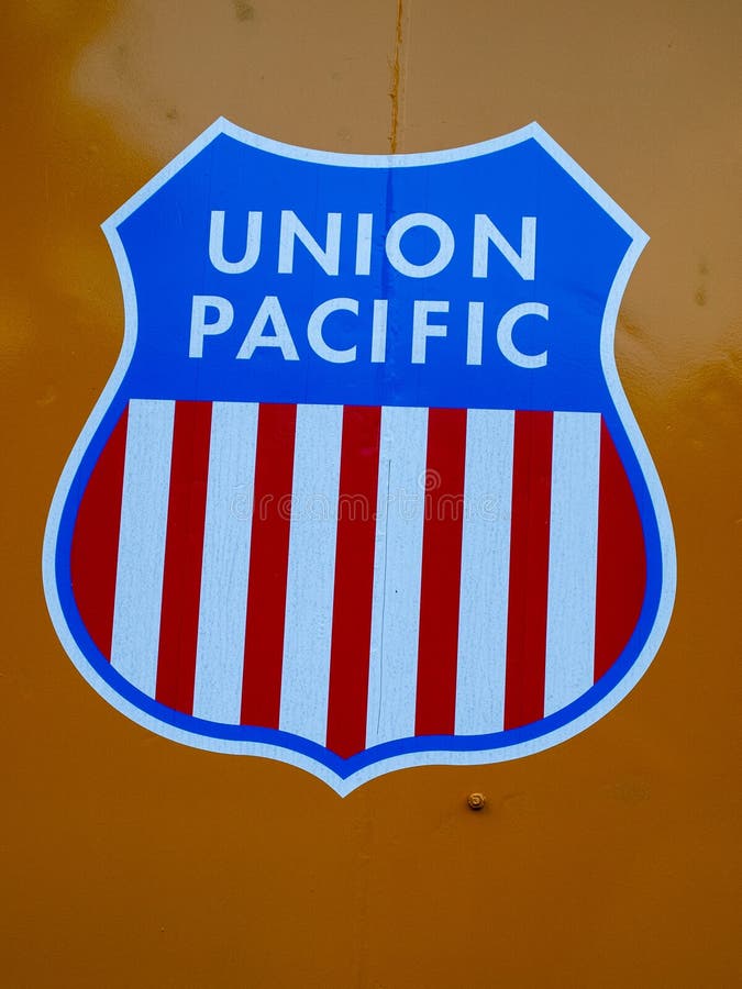 Union Pacific Logo on Side of Train Car Editorial Image - Image of ...