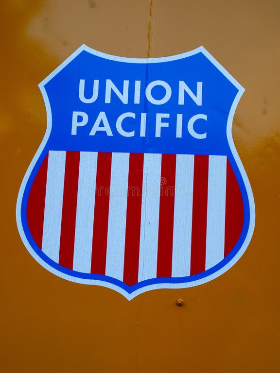 Union Pacific Logo on Side of Train Car Editorial Image - Image of ...