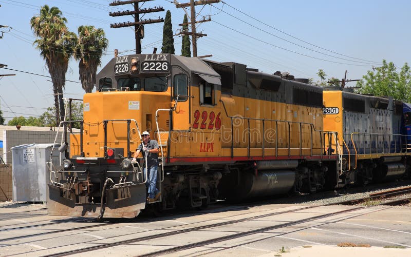 Union Pacific Train In Los Angeles County, CA Editorial Photo - Image ...