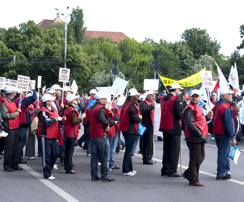 Union protest editorial photography. Image of march, bucharest - 14367172