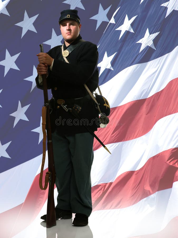 Union Soldier stock photo. Image of male, battle, blue - 2914994