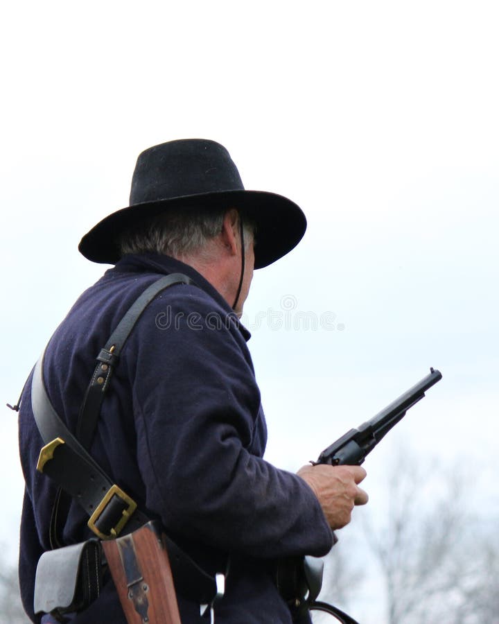 Union Soldier Civil War editorial stock image. Image of calvary - 94410079