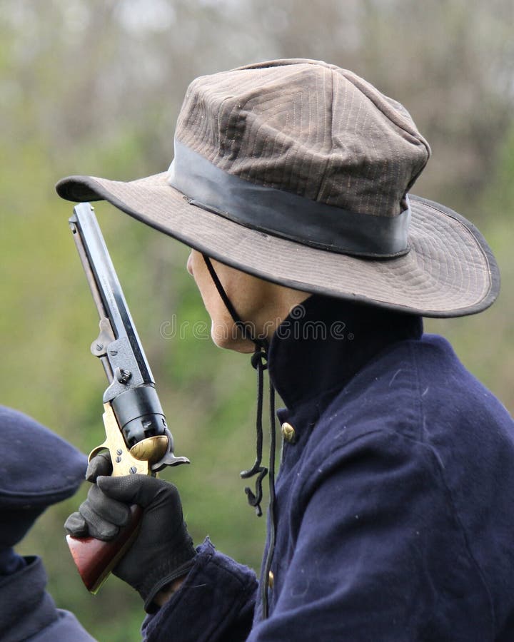 Union Soldier Civil War Reenactor Editorial Stock Photo - Image of ...